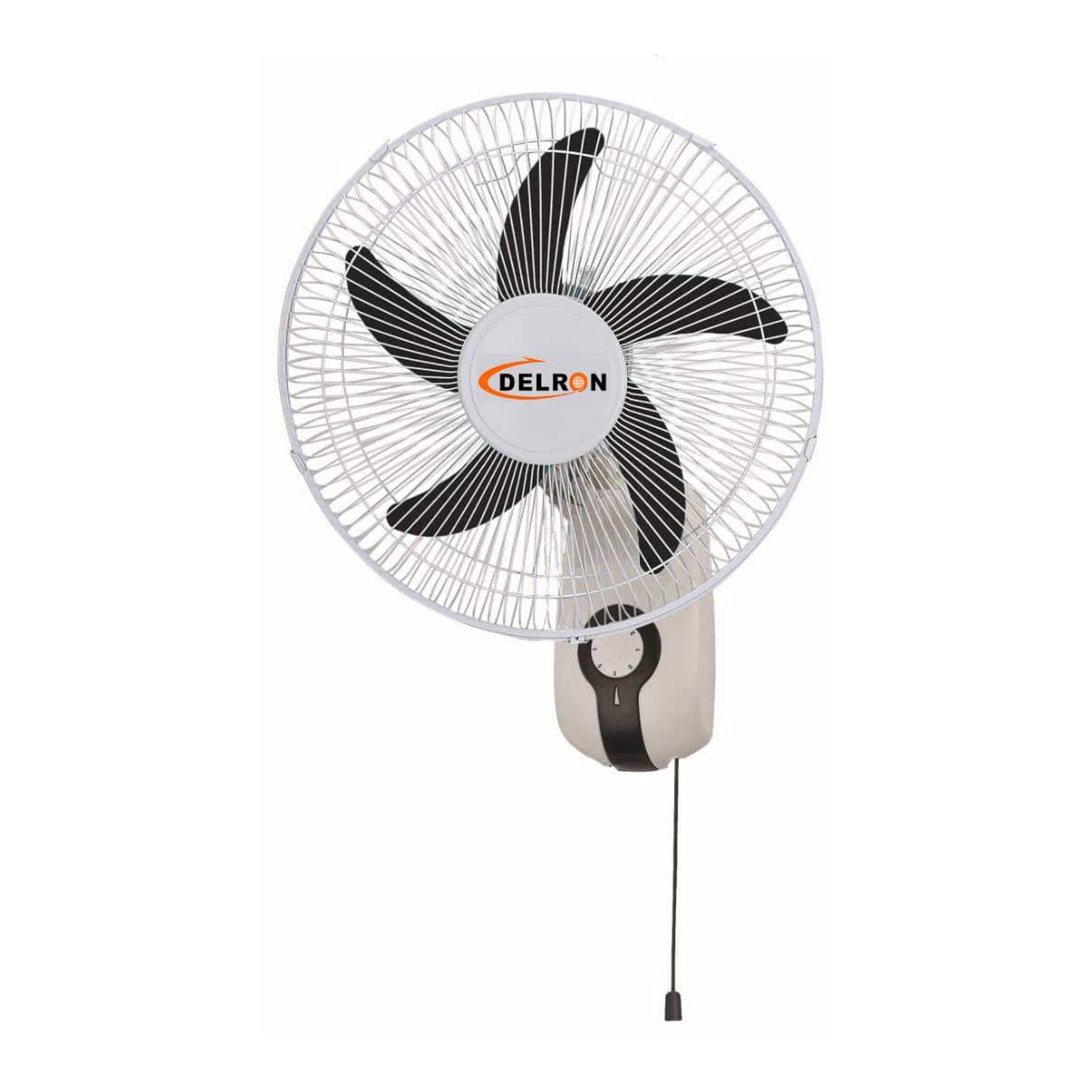 Delron Wall Fan (DWF16-01) - 16" White/Black - Goodluck Africa