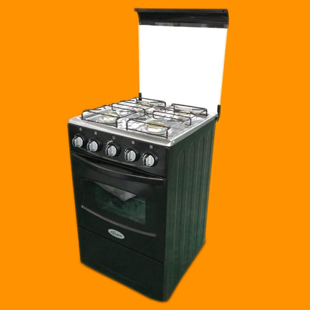 Delron 4 Gas Burner Cooker with Oven 50x50cm - Goodluck Africa